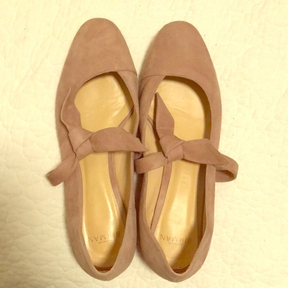 Birman | Shoes | Beigenude Birman Tie Ballet Flats | Poshmark